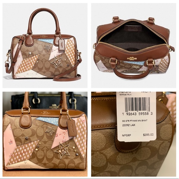 Coach | Bags | Coach Signature Mini Bennett Satchel Crossbody Bag ...